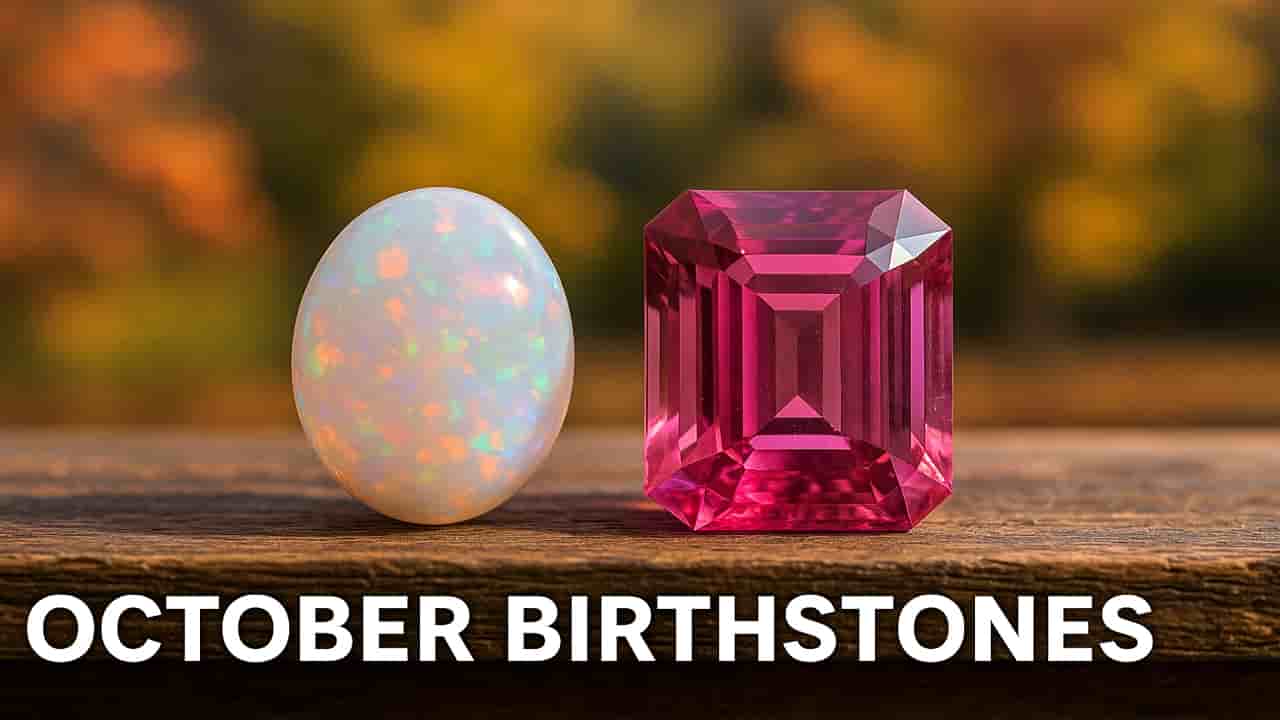 Birthstones By Month October: Opal, Tourmaline, And Meaning