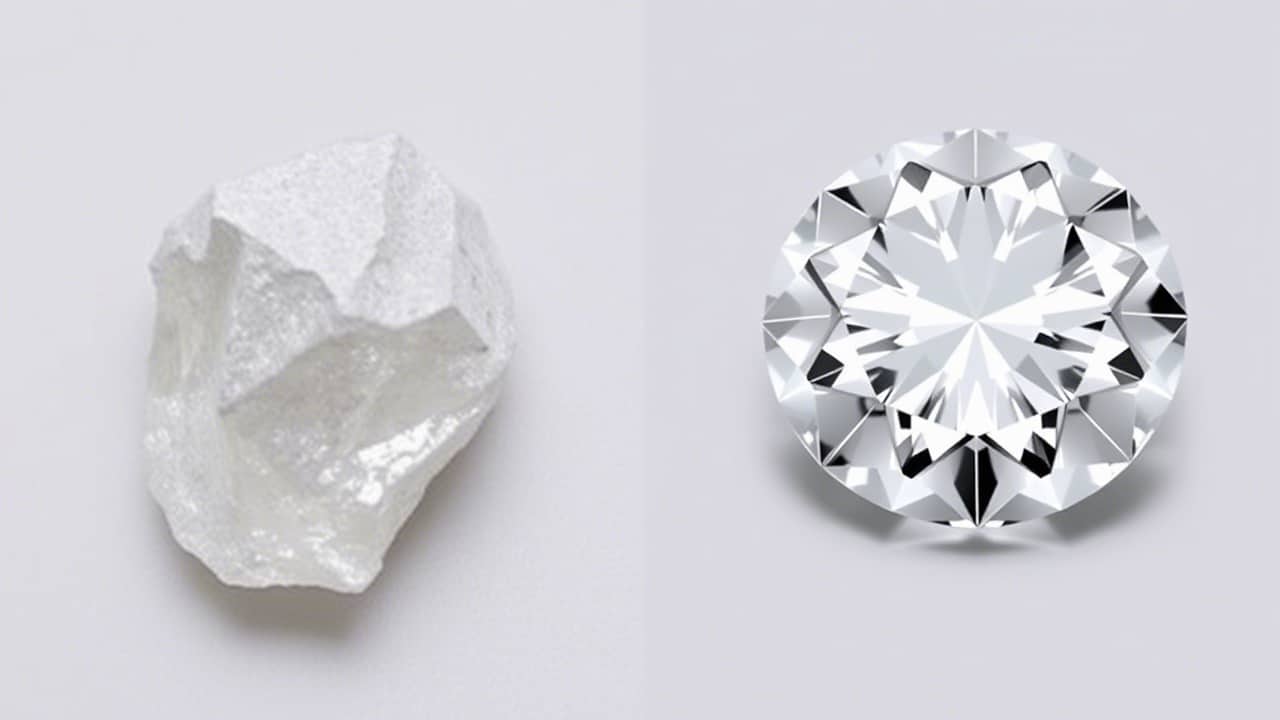 Rough Diamond vs Polished Diamond: The Key Differences